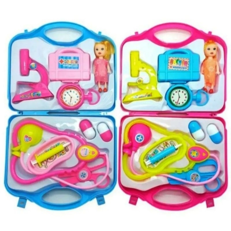 Jual Mainan Dokter-dokteran Anak Koper Set / Mainan Doctor Koper Anak ...