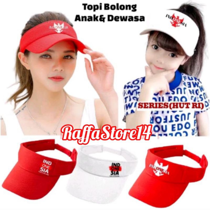 Jual Topi Anak Dan Dewasa HUT RI/Topi Indonesia Spesial Kemerdekaan Topi Merah putih Aksesoris ...