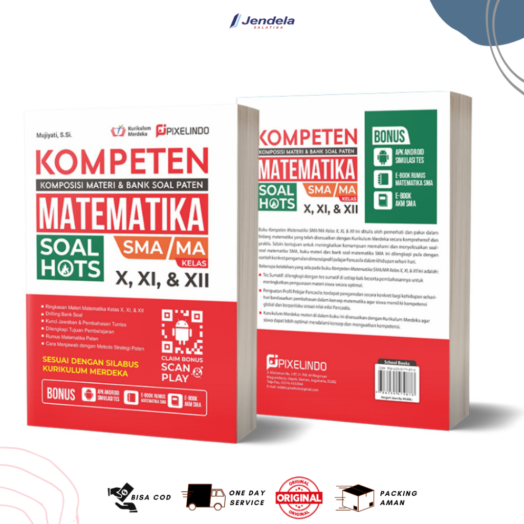 Jual Buku Soal Matematika SMA Kompeten Bank Soal Penunjang Pelajaran ...