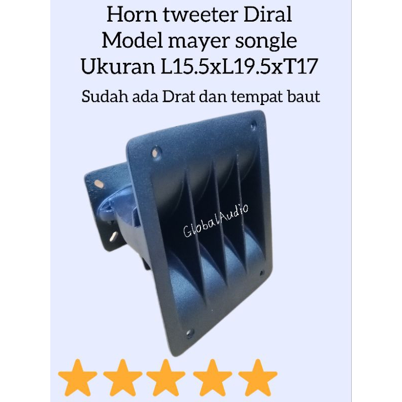 Jual Horn tweeter line array aluminium model mayer ukuran 19.5x15.5 ...