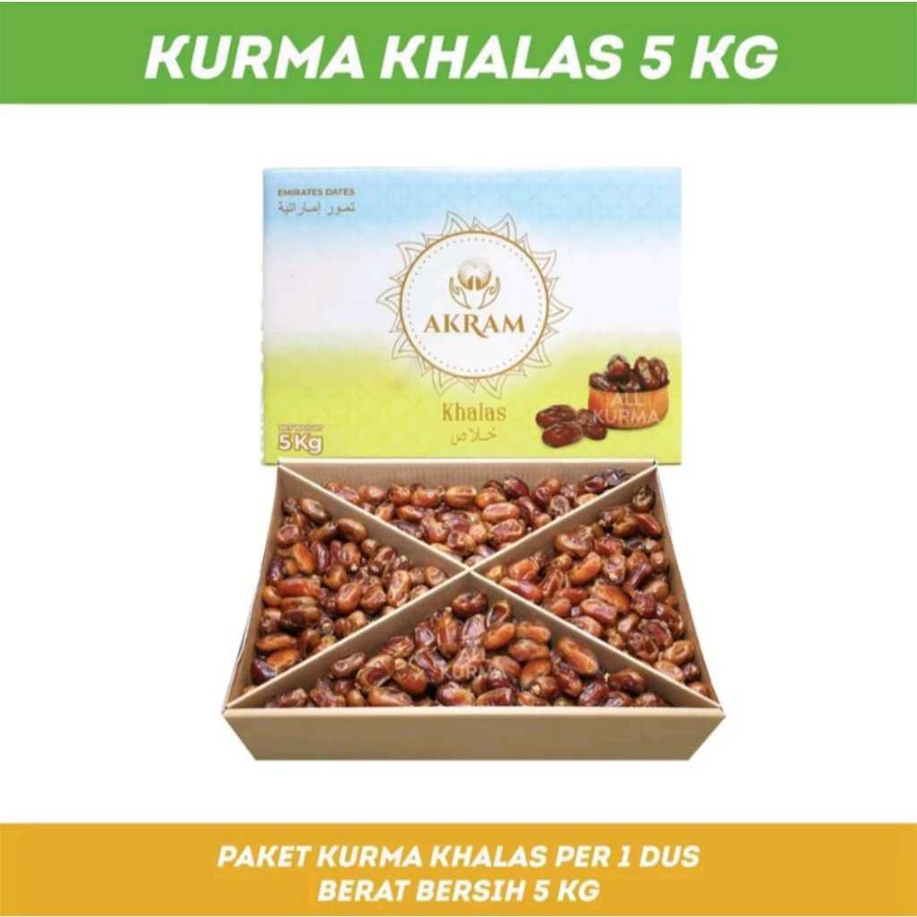 Jual khalas akram 5 kg | Shopee Indonesia
