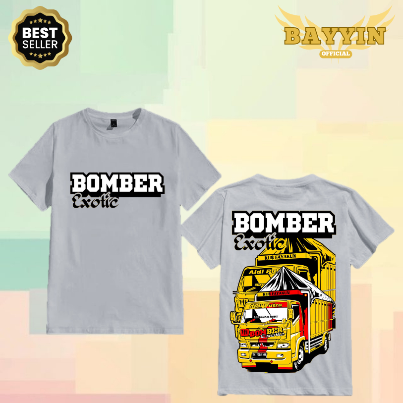 Jual Kaos Anak Custom Nama Combed 30s Gambar TRUCK BOMBER Untuk Anak dan Hadiah dan kado untuk ...