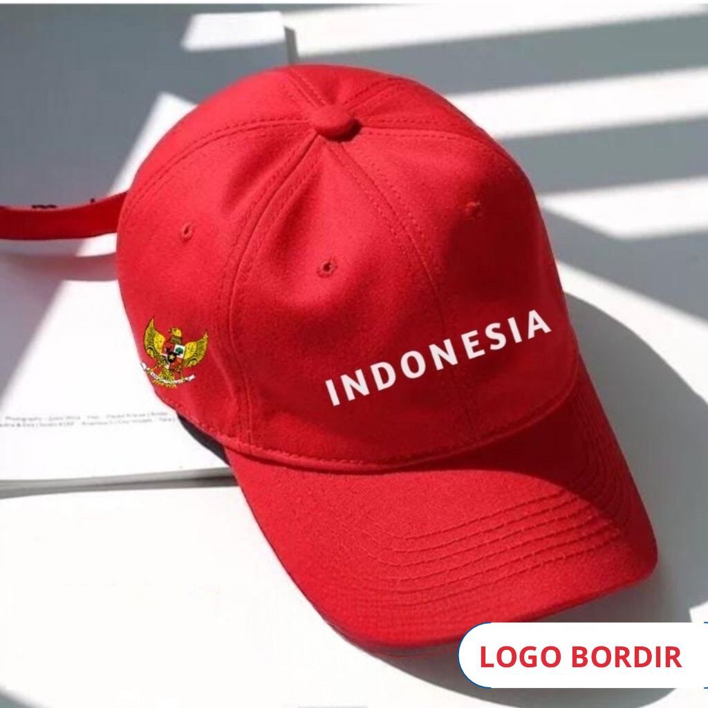 Jual Topi Baseball cap Logo Bordir Garuda indonesia Topi 17 agustus ...
