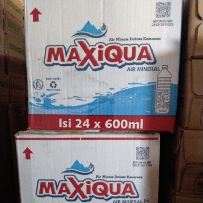 Jual air mineral maxiqua, aquesto,tulus, pirlo 600 ml isi 24 botol ...