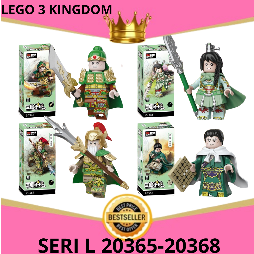 Jual LEGO THREE KINGDOM SAMKOK 3 RAJA GUAN PING GUAN YIN PING LIAO HUA ...