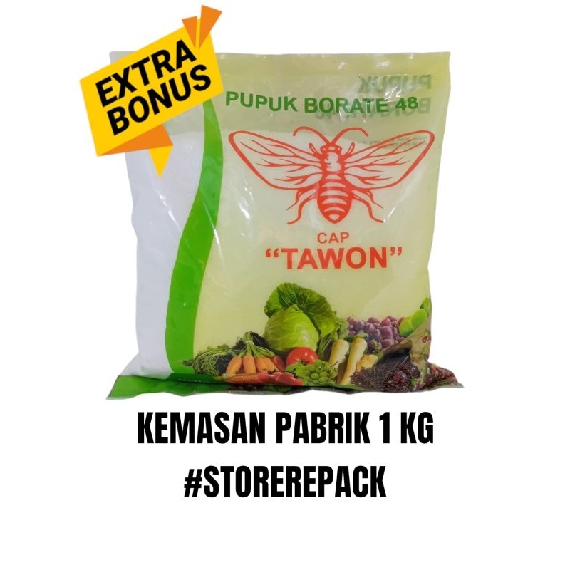 Jual Pupuk BORATE 48 / Boron Cap Tawon Kemasan PABRIK 1 KG ( Original ...