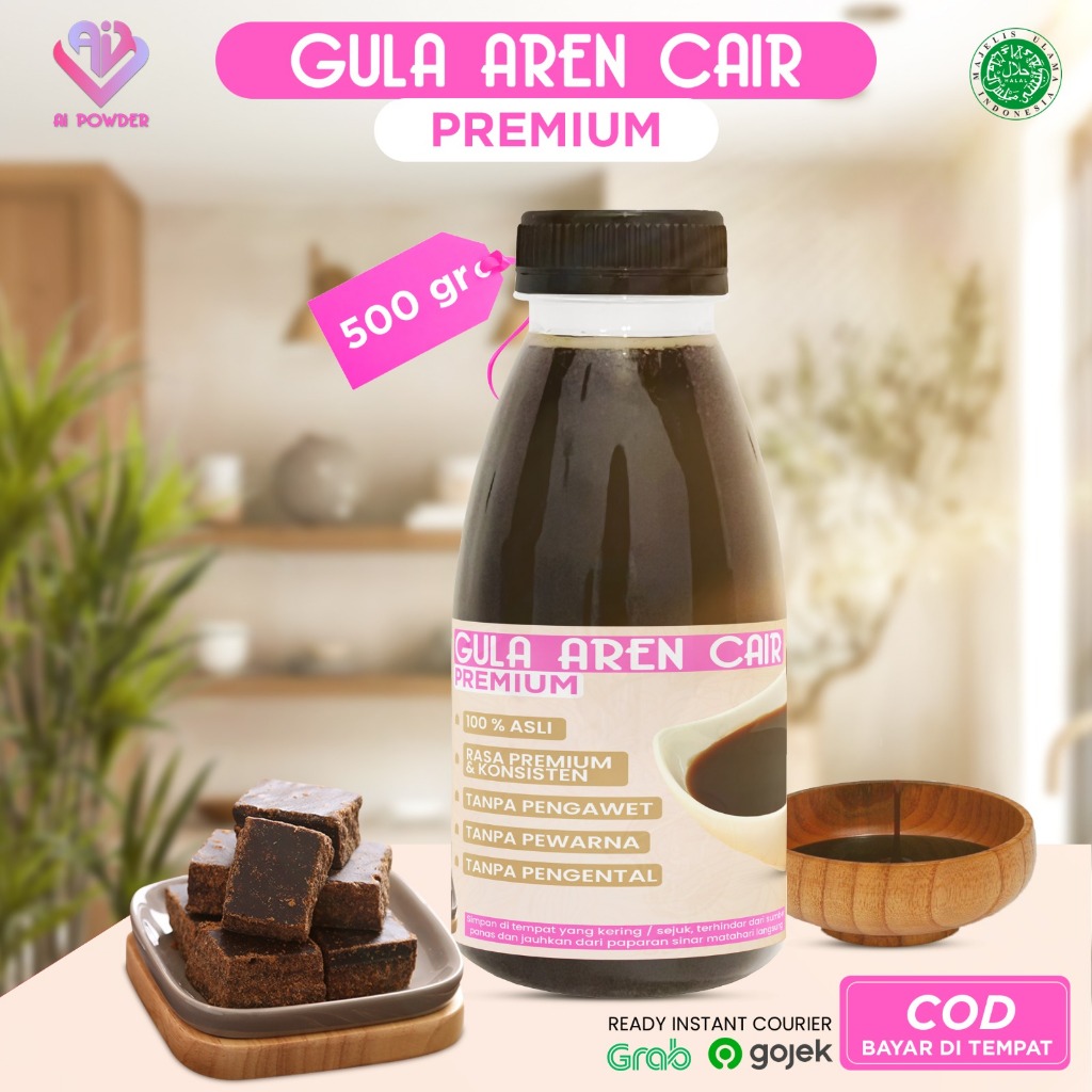 Jual Gula Aren Cair Asli Brown Sugar Pure Liquid Premium 500 Gram ...