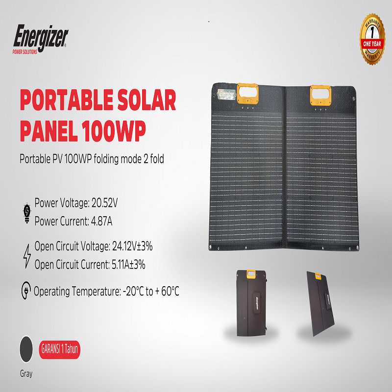 Jual Energizer Portable PV Panel Surya 100WP | Shopee Indonesia