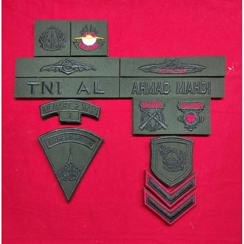 Jual PAPAN NAMA PDL TNI AL UKURAN KECIL | Shopee Indonesia