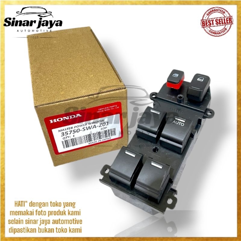 Jual Switch Saklar Master Power Window Mobilio Brio BRV 2014 2015 2016 ...