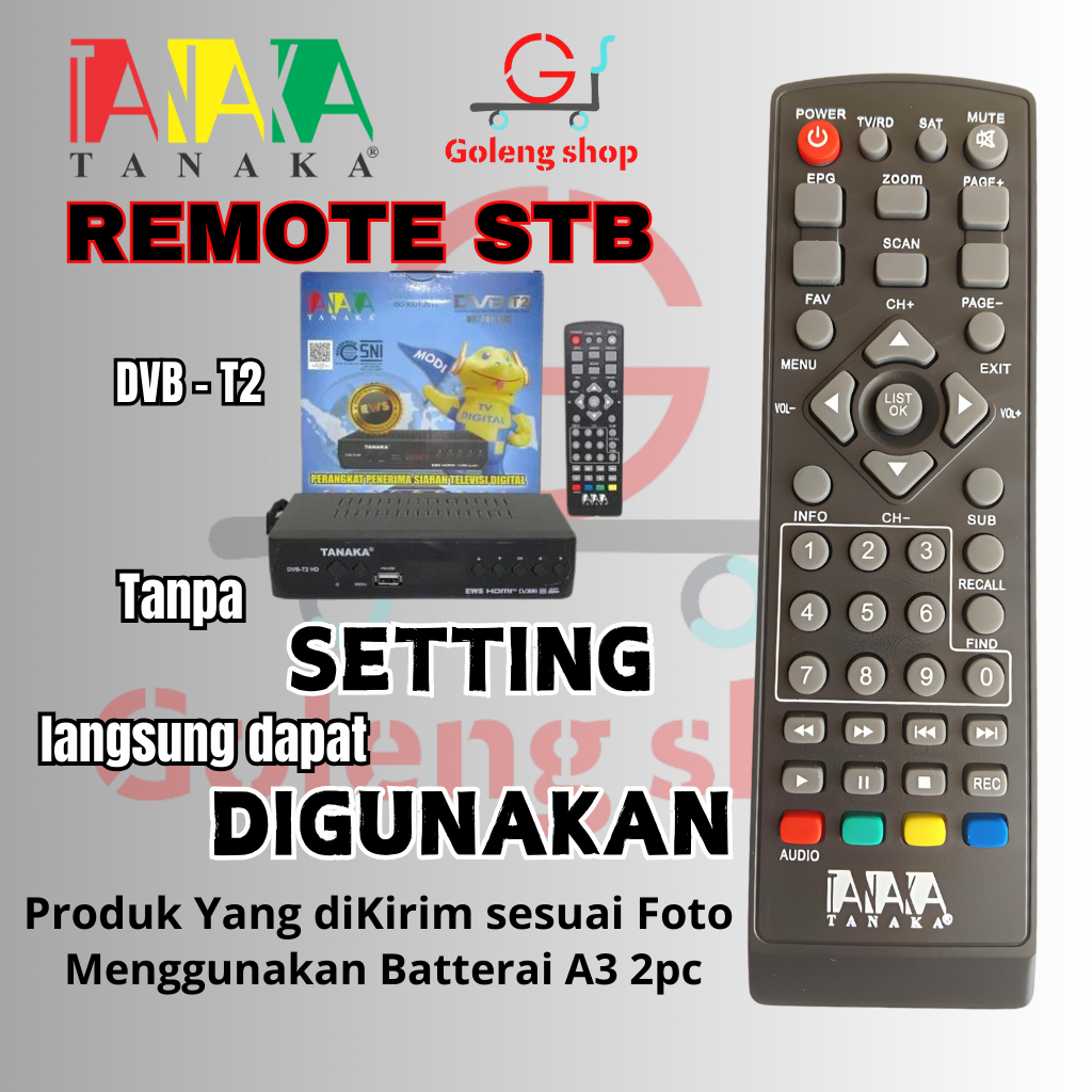 Jual REMOT REMOTE SET TOP BOX DVB T2 TANAKA REMOT STB TANAKA BODY BESI ... Jual REMOT REMOTE SET TOP BOX DVB T2 TANAKA REMOT STB TANAKA BODY BESI ...