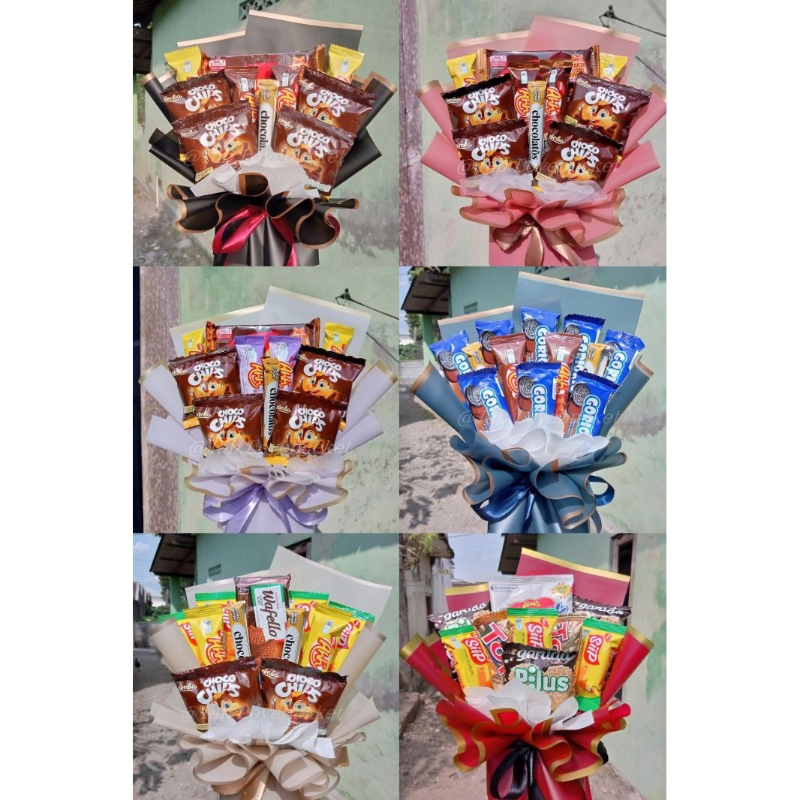Jual BUKET SNACK / BUCKET SNACK WISUDA SEMPRO ULANGTAHUN / BUKET ...