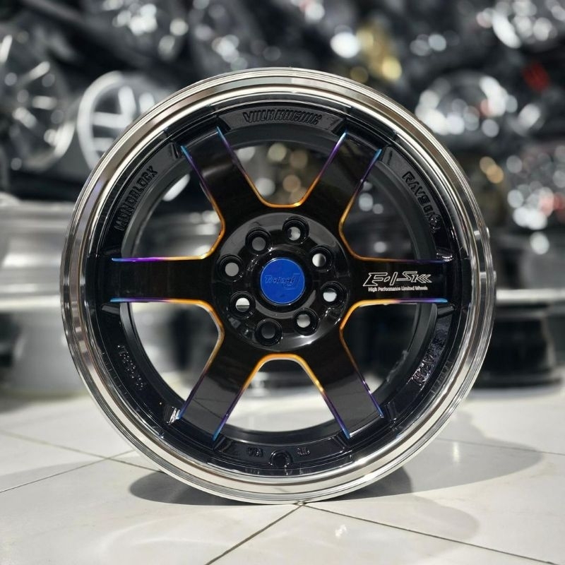 Jual velg racing mobil R16 SAMLONG F1 SKK RAINBOW velg racing mobil ring 16 velg mobil Avanza ...