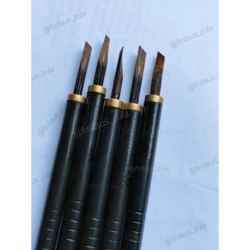 Jual Qalam Jawi Hitam Pulpen Kuas Pena Khat Kaligrafi Arab | Shopee ...