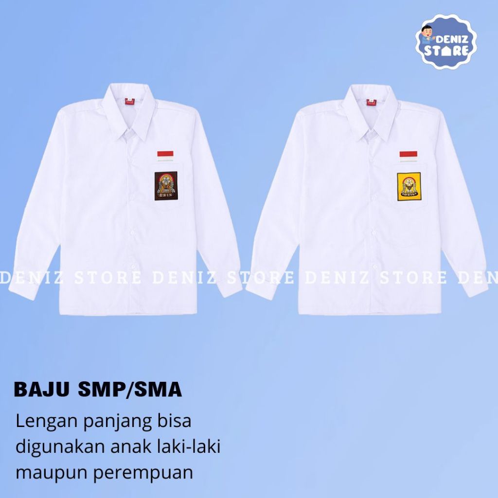 Jual Baju Seragam Sekolah Osis SMP SMA Bahan Katun Oxford Adem Warna ...