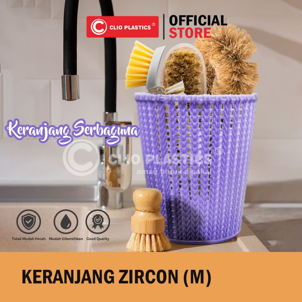 Jual (1 LUSIN) CLIO Keranjang Zircon M / Tempat Penyimpanan Model Rotan ...