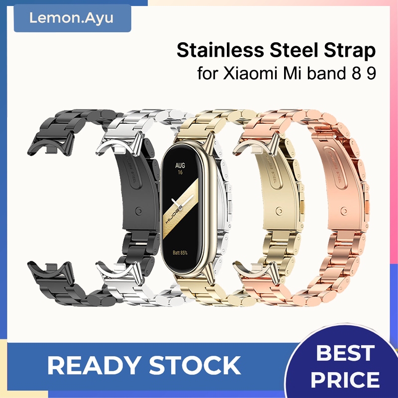 Jual Tali Xiaomi Mi Band 8 9 Stainless Strap Adjustable Replacement Band | Shopee Indonesia
