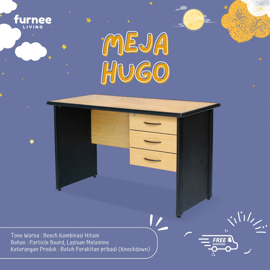 Jual Furnee Rumah Meja Kantor | Meja Kerja | Meja Komputer 1/2 Biro ...