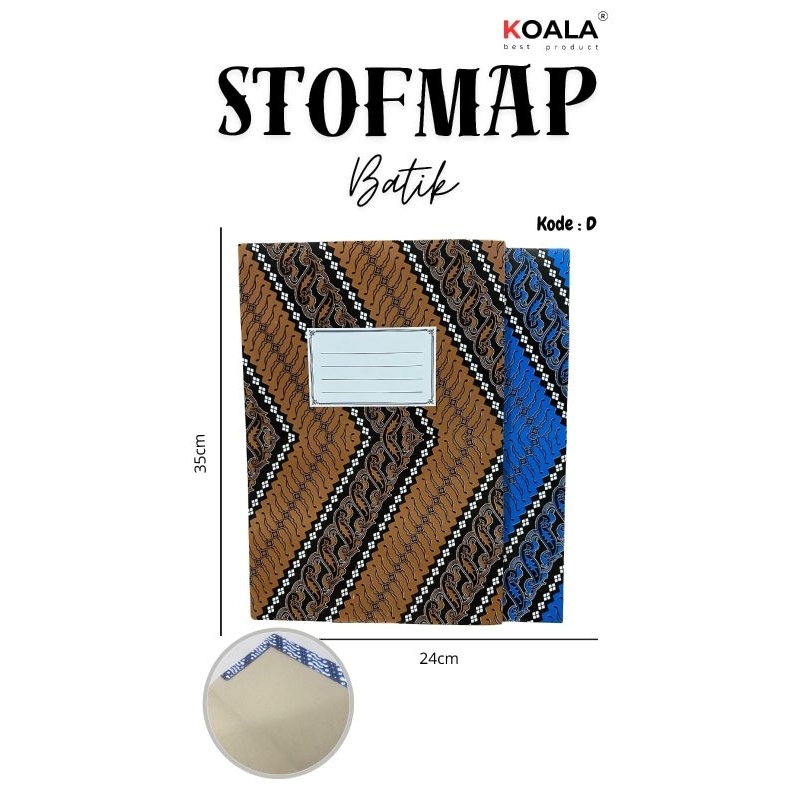 Jual MAP KERTAS BIASA BATIK/STOPMAP BATIK / STOP MAP FOLIO KOALA ...