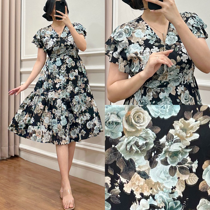 Jual Amariel Jenny Dress Daster Nyaman Bumil Busui Friendly | Shopee ...