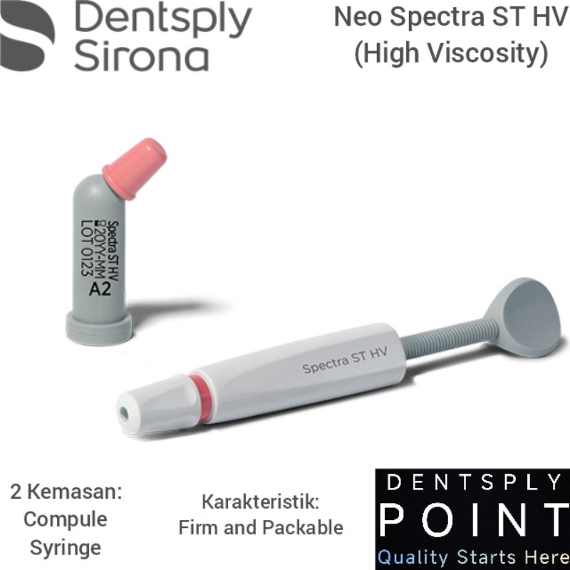 Jual ORIGINAL Dentsply Neo Spectra ST Syringe and Compule - Nep Spectra ...