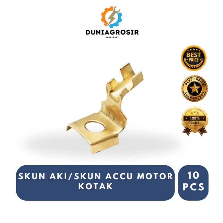 Jual 10 PCS SKUN AKI/SKUN ACCU MOTOR KOTAK | Shopee Indonesia