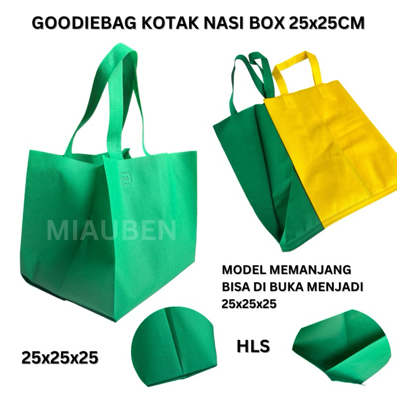 Jual Tas box kue 25x25 alas 25cm goodie bag box kue nasi | Shopee Indonesia