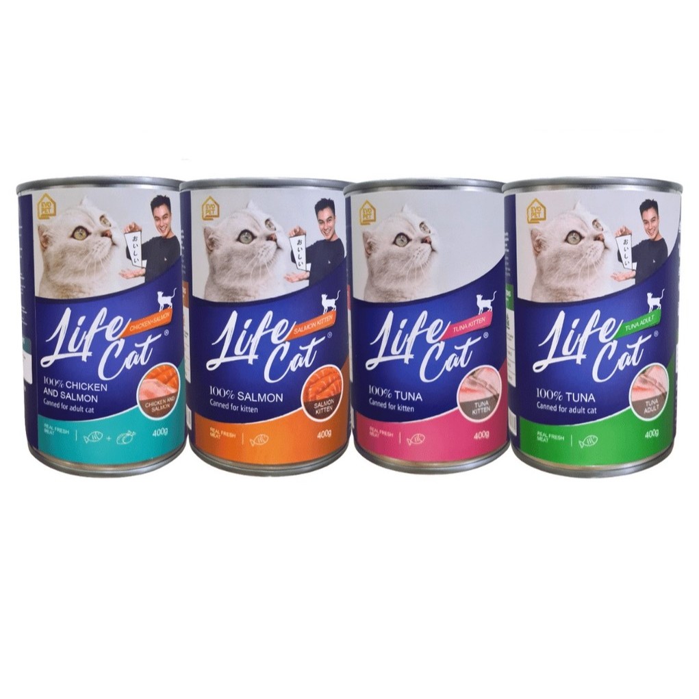 Jual life cat kaleng all varian 400 gr/makanan basah adult & kitten ...