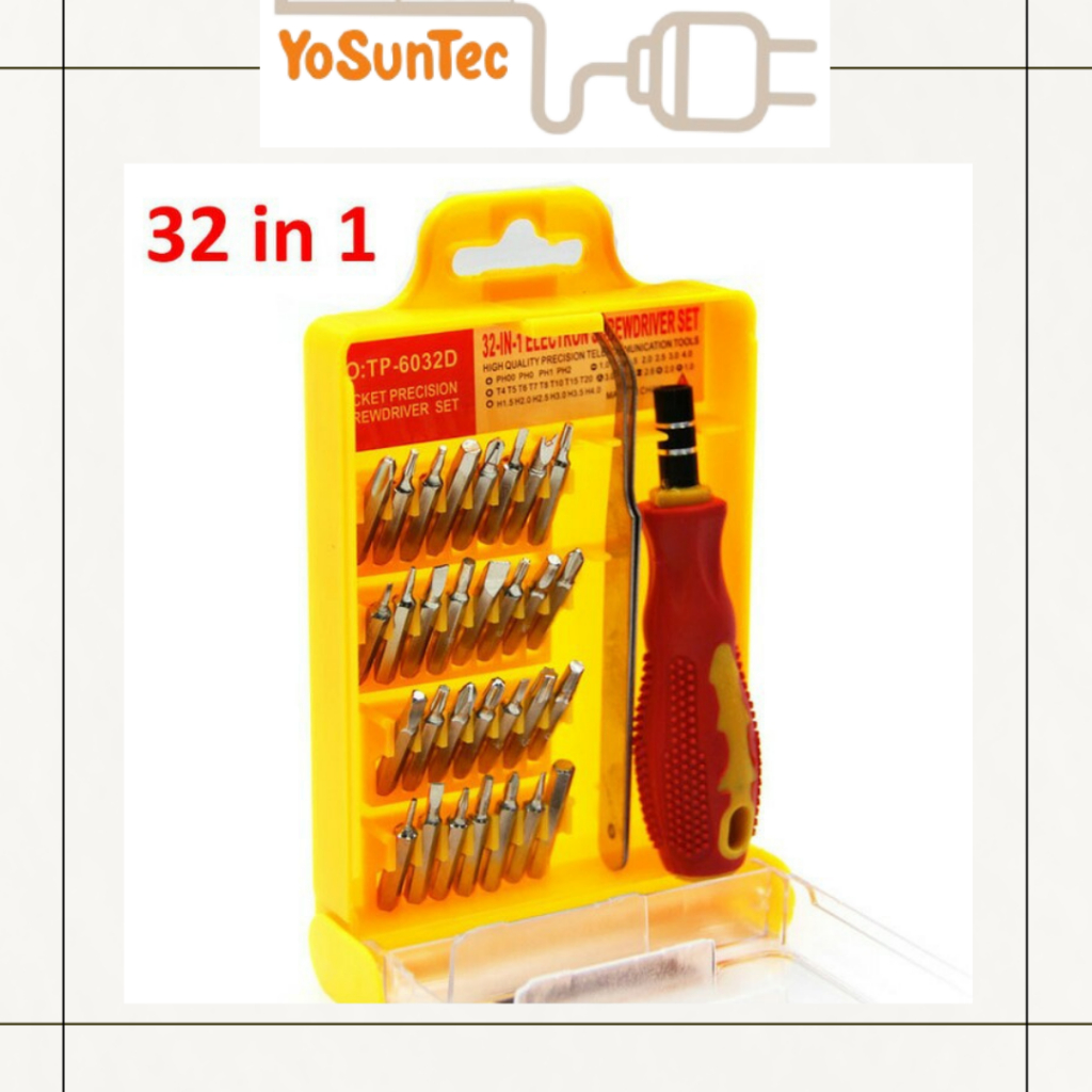 Jual Obeng Set Toolkit 31 in 1 / Obeng Electro Service Mini 31 in 1 / ...