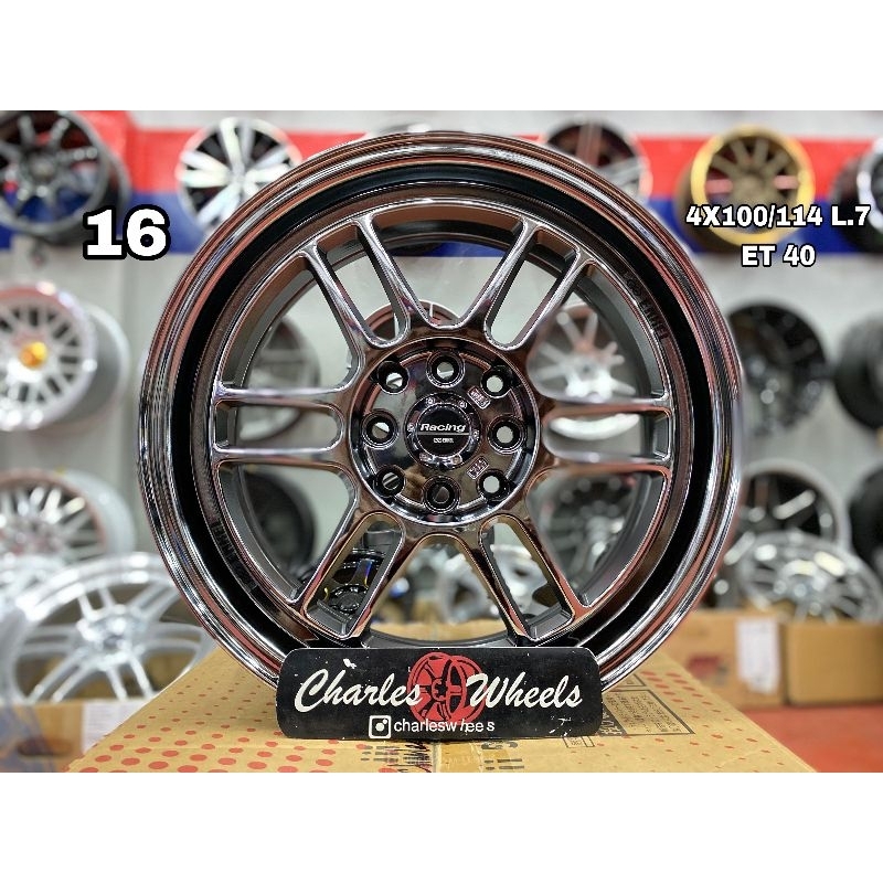 Jual VELG BARU ENKEI RPF1 BLACK CHROME RING 16 FACE 2 | Shopee Indonesia