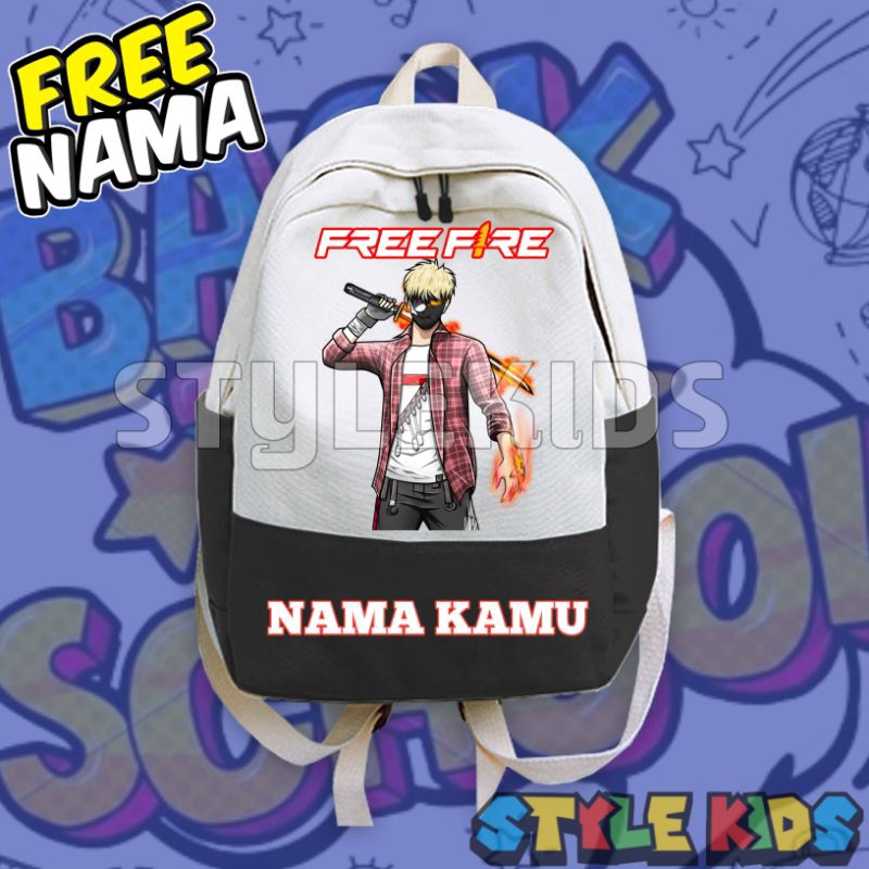 Jual (BISA COD) FREE NAMA Tas Ransel Anak Logo Karakter Versi Pedang ...