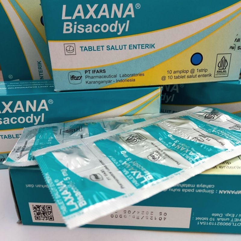 Jual Laxana Bisacodyl 5mg - Obat Pencahar | Laxana Tablet - Obat ...