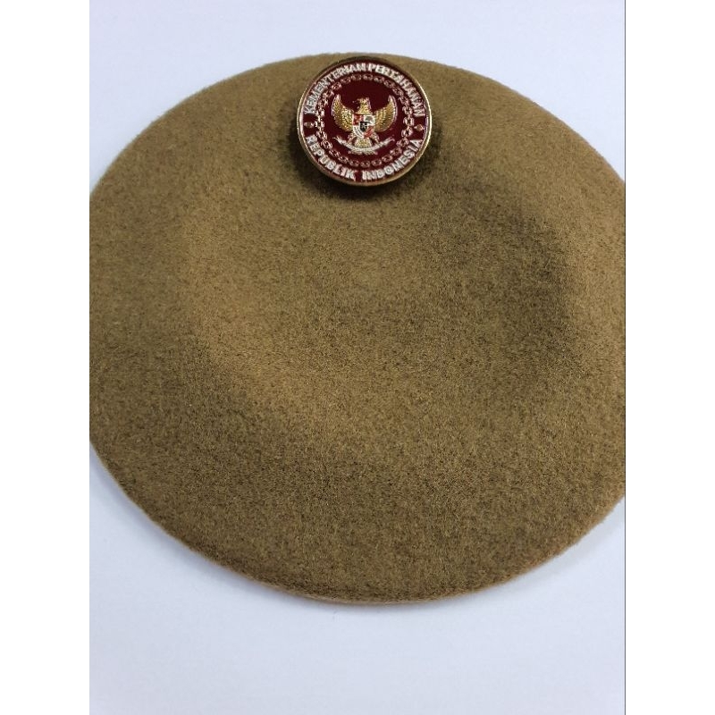 Jual Emblem Dan Baret Camel Kemhan | Baret Camel Army | Topi Baret Unta ...