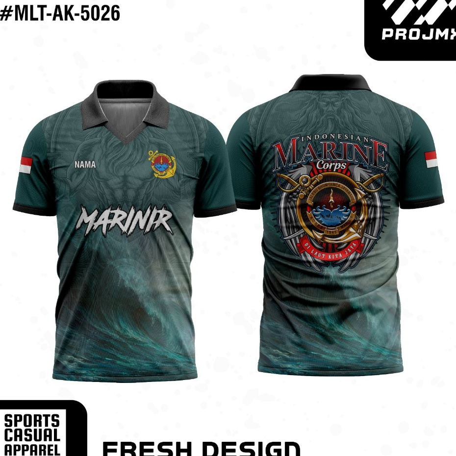 Jual PROJMX-KAOS JERSEY MILITER MARINIR (BISA CUSTOM) | Shopee Indonesia