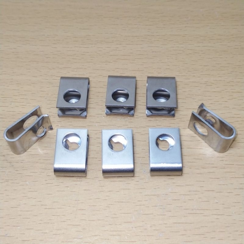 Jual klip body motor stainless 201 nempel magnet bahan tebal clip body ...