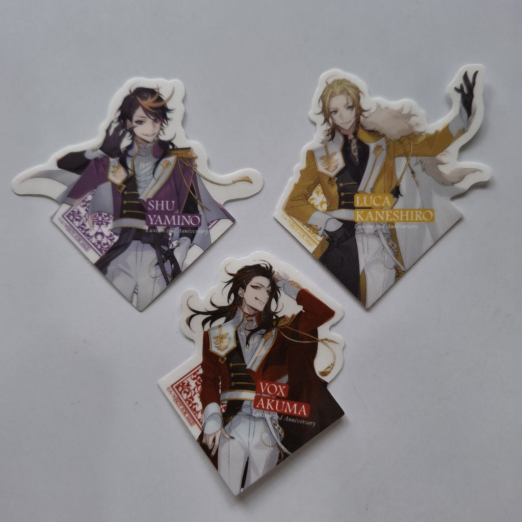 Jual sticker luxiem shu yamino, luca kaneshiro, vox akuma | Shopee ...