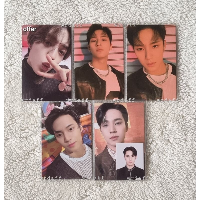 Jual (UPDATE STOCK) pt.1 Photocard & tradingcard aab seventeen [Scoups], [Jeonghan], [joshua ...