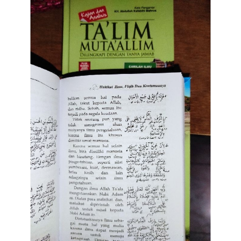 Jual kajian dan terjemah ta'lim muta'alim talim mutaalim plus makna pesantren saku cet LP ...