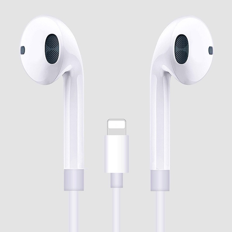Jual Headset Earphone For IP Apple Colokan Lightning Super Bass a K7E9 ...