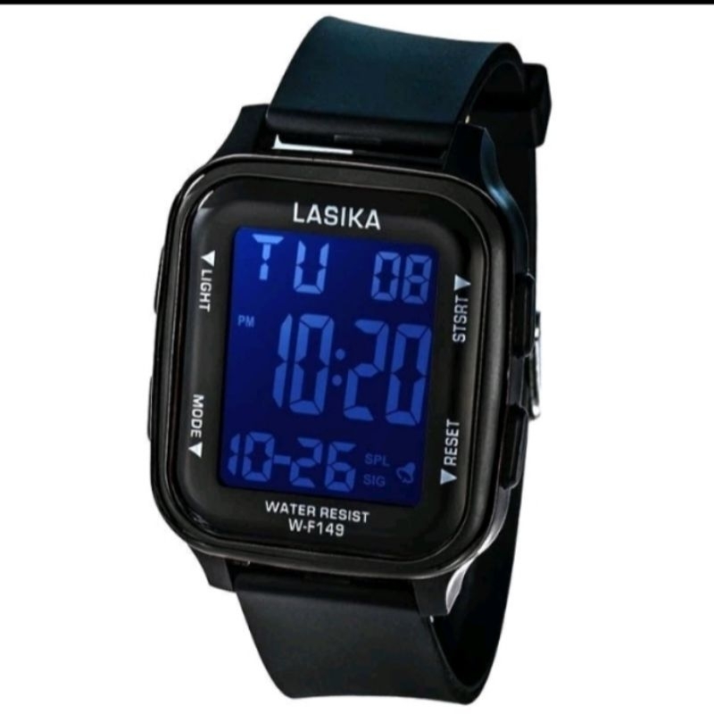 Jual jam tangan LASIKA W 149 kotak tahan air | Shopee Indonesia