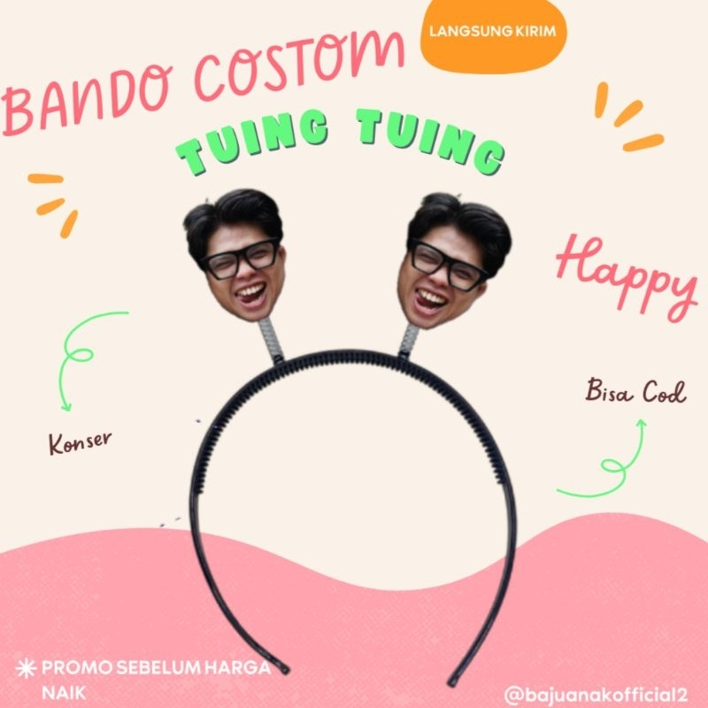 Jual BANDO CUSTOM FOTO TUING TUING | Shopee Indonesia