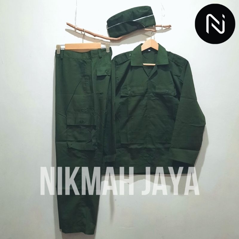 Jual Baju Bung Tomo Army (DEWASA) - Baju Bung Tomo Hijau - Baju Bung ...