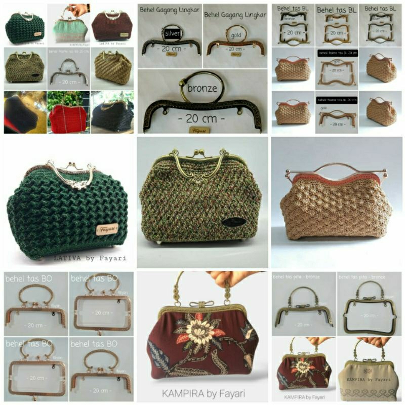 Jual Behel/ Frame Tas Mewah (model jahit) | Shopee Indonesia