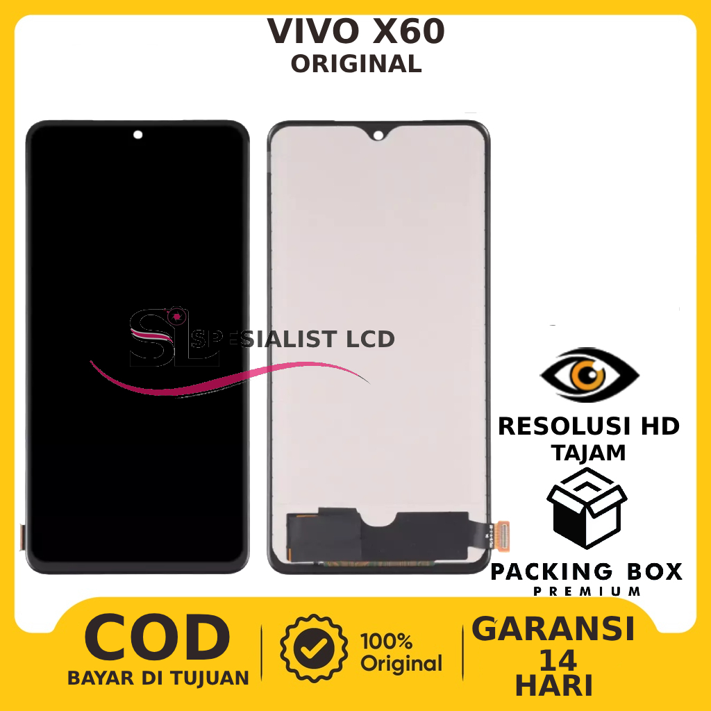 Jual LCD VIVO X60 ORIGINAL FULLSET TOUCHSCREEN GARANSI | Shopee Indonesia