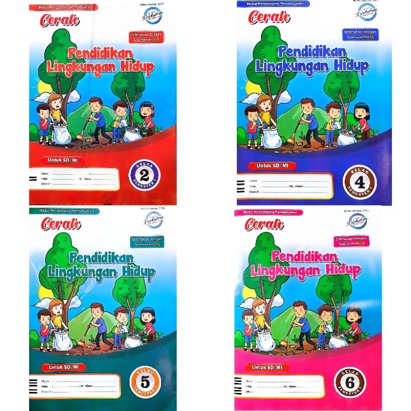 Jual LKS SD MI CERAH PENDIDIKAN LINGKUNGAN HIDUP PLH KELAS 2 4 5 6 ...