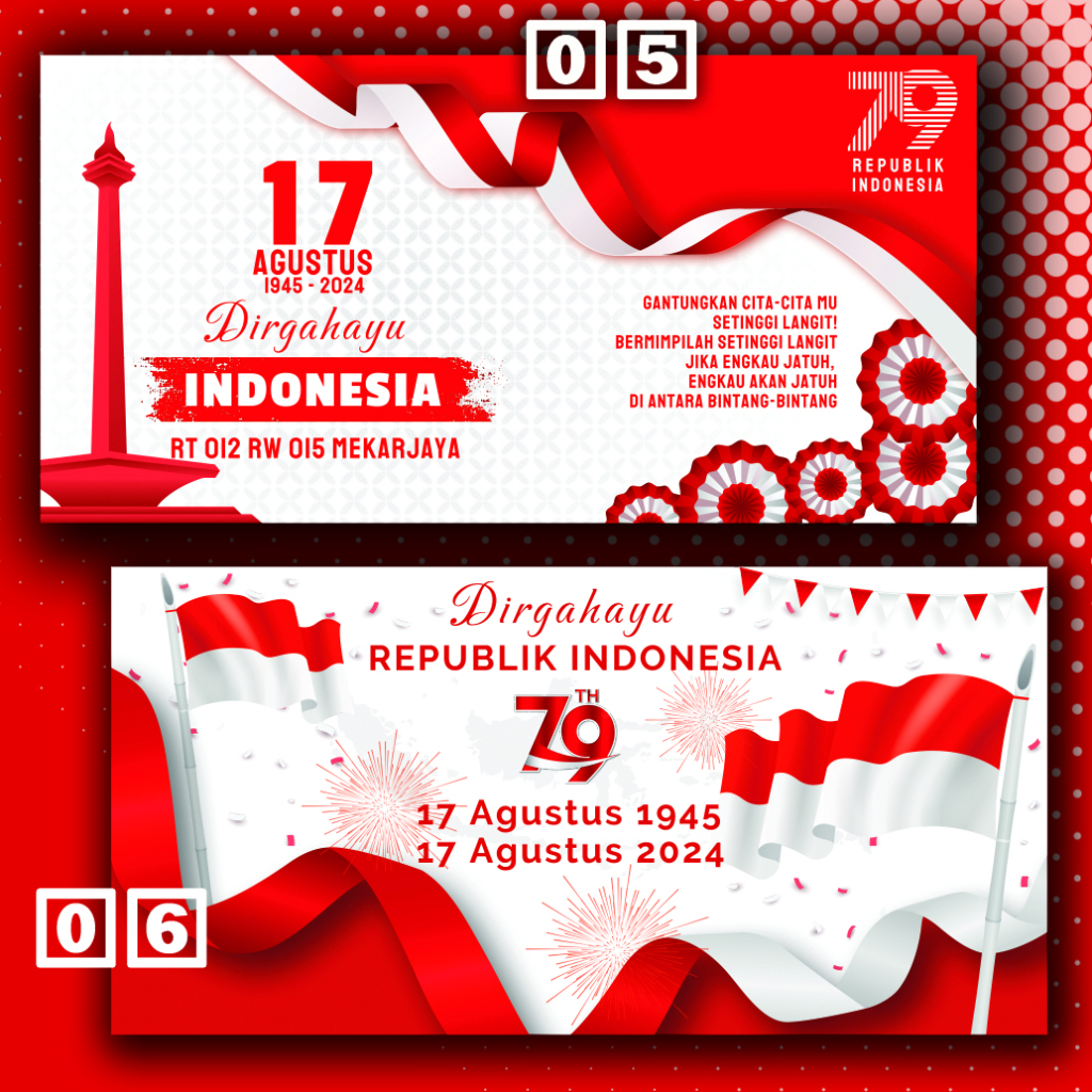 Jual Spanduk Backdrops Agustusan Custom | Shopee Indonesia