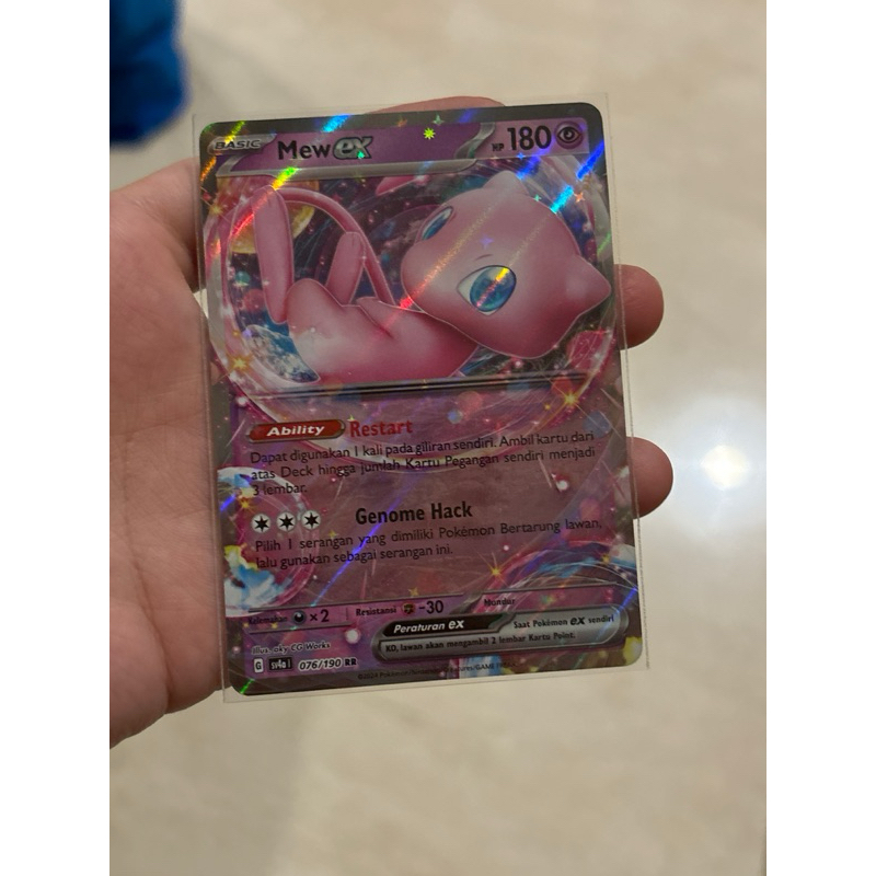 Jual Pokemon Tcg - Mew ex RR - Indonesia | Shopee Indonesia