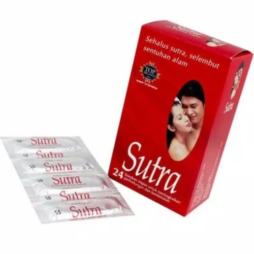 Jual ALAT KONTRASEPSI SUTRA MERAH ISI 24 PCS II KONDOM SUTRA ORIGINAL ...