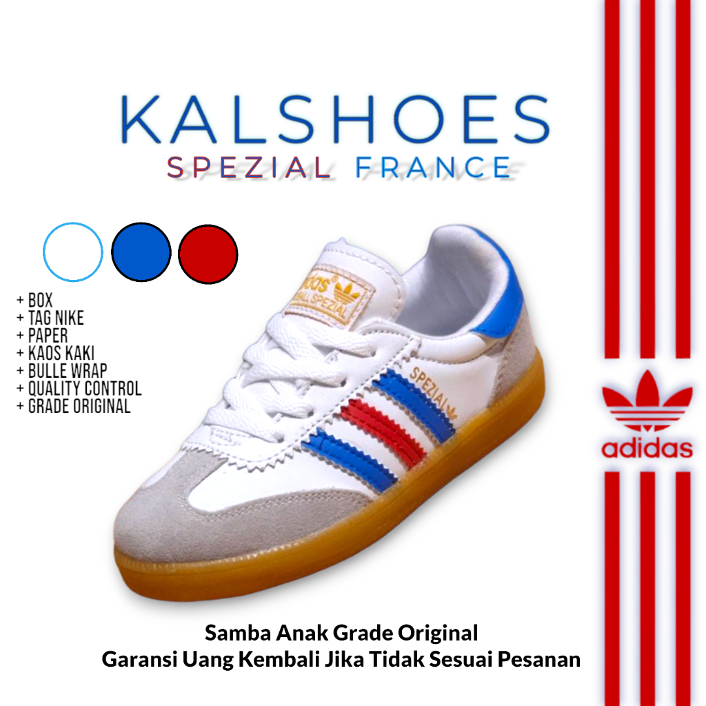 Jual Sepatu Sneakers Samba Anak Grade Original Premium Quality Umur 1 2 ...