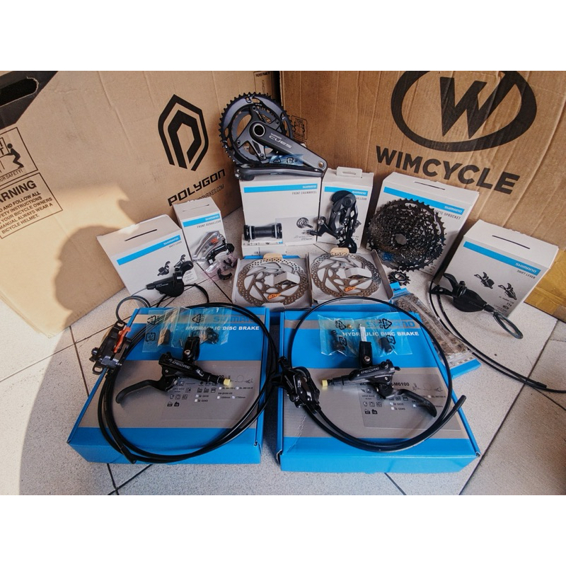 Jual GROUPSET / GRUP SET SHIMANO CUES U6000 / U6010 11-45T 46/32T x ...